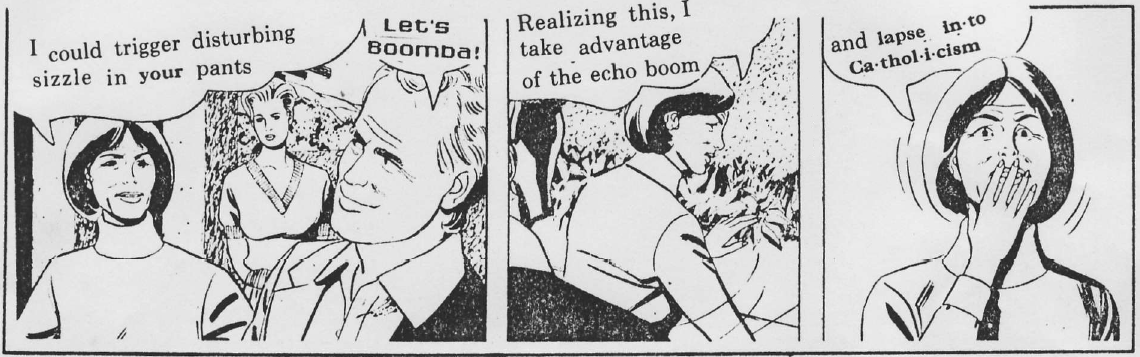 Let’s Boomba! – Vintage Guest Comic (1985) | Life's a total Butt Flap!